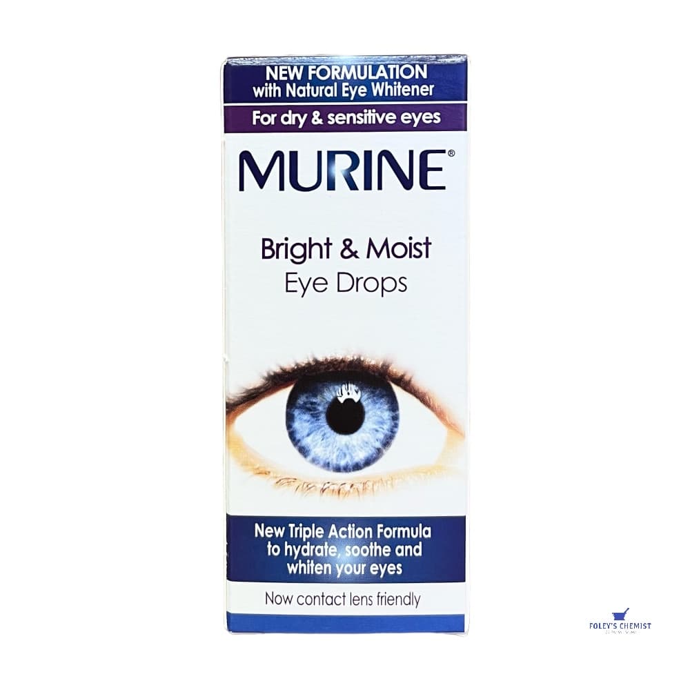 Murine Bright & Moist Eye Drops 10ml | Healthwave Ireland