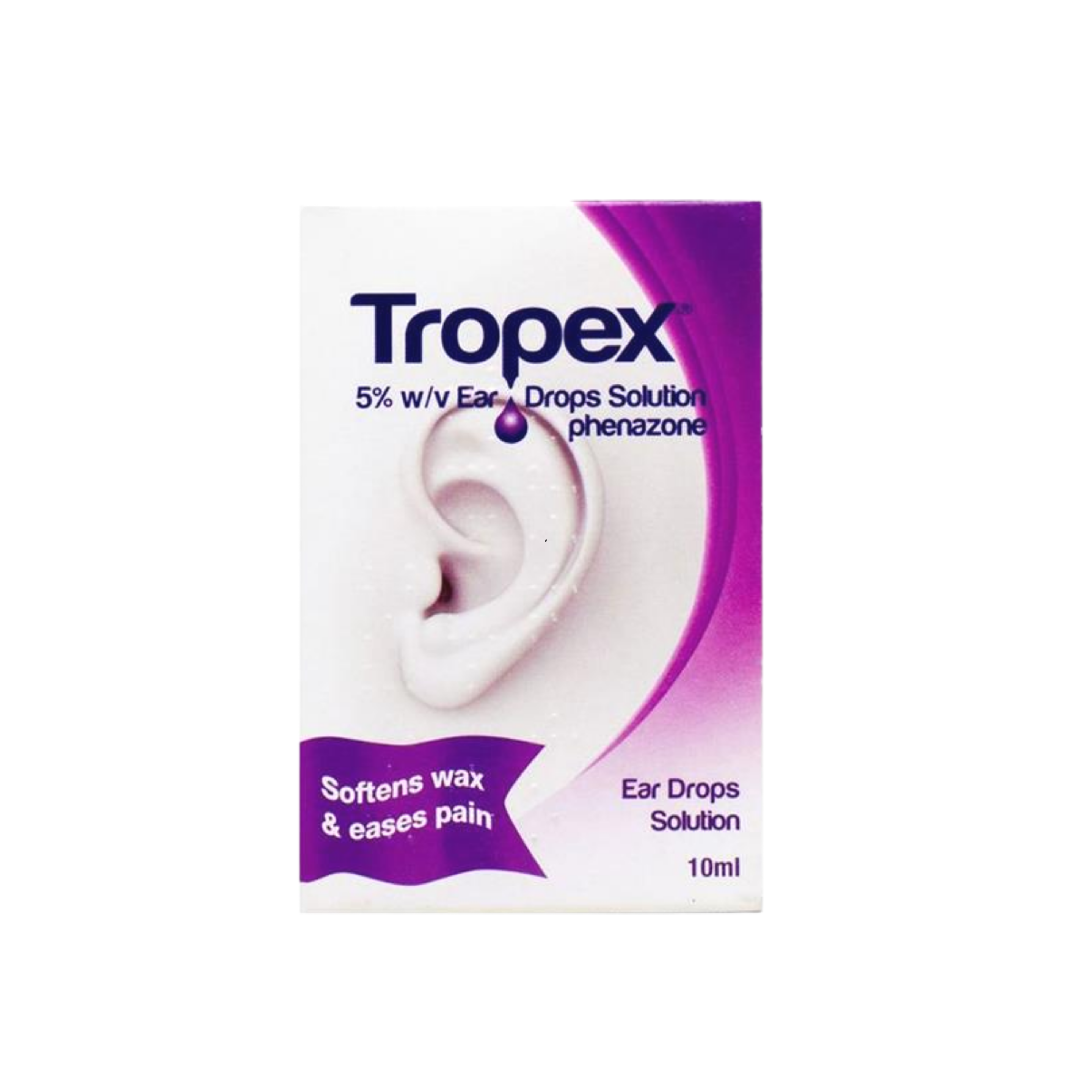 Tropex 5% Ear Drops Solution 10ml | Healthwave Ireland